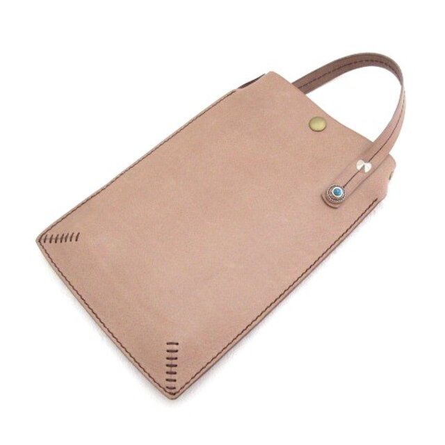 《牛革》2WAYサコッシュ・コンチョ仕様・フラットスモールタイプ・067 | iichi 日々の暮らしを心地よくするハンドメイドやアンティークのマーケットプレイス