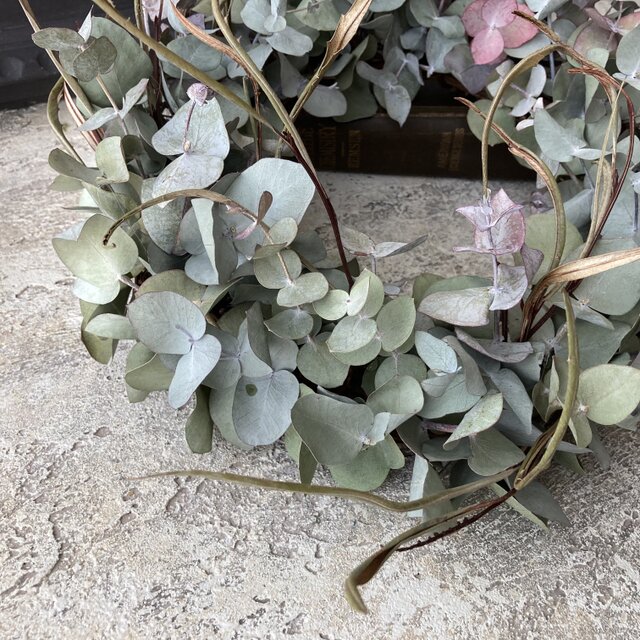 季節を問わず飾れる!!シンプルなユーカリとグレビリア25 | iichi 日々の暮らしを心地よくするハンドメイドやアンティークのマーケットプレイス