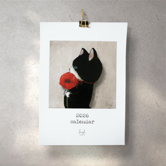 2026年壁掛けカレンダー(A5サイズ) | iichi 日々の暮らしを心地よくするハンドメイドやアンティークのマーケットプレイス