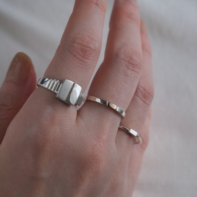 New! Tiny kassa ring シルバーリング | iichi 日々の暮らしを心地よくするハンドメイドやアンティークのマーケットプレイス