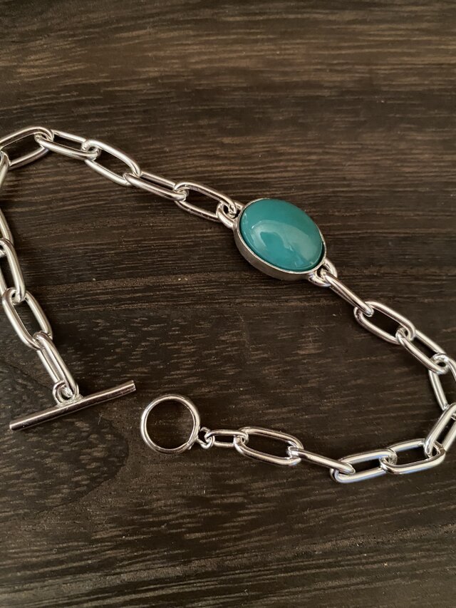 ターコイズのBracelet | iichi 日々の暮らしを心地よくするハンドメイドやアンティークのマーケットプレイス