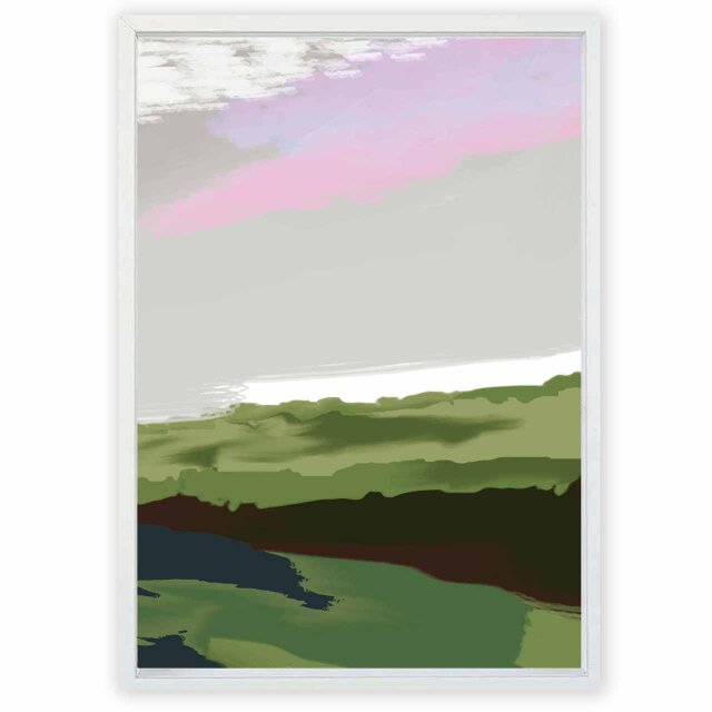 高原の家たち（オプション右） 送料無料 イラスト ポスター アートポスター アート/sei検索新着順 3677-2 | iichi 日々の暮らしを心地よくするハンドメイドやアンティークの ...