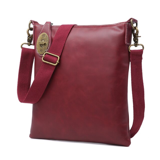 新作 手作り 牛革 肩掛けバッグ メンズ 新作 人気タイプ ショルダーバッグ ワインレッド Y29 | iichi 日々の暮らしを心地よくするハンドメイドやアンティークのマーケットプレイス