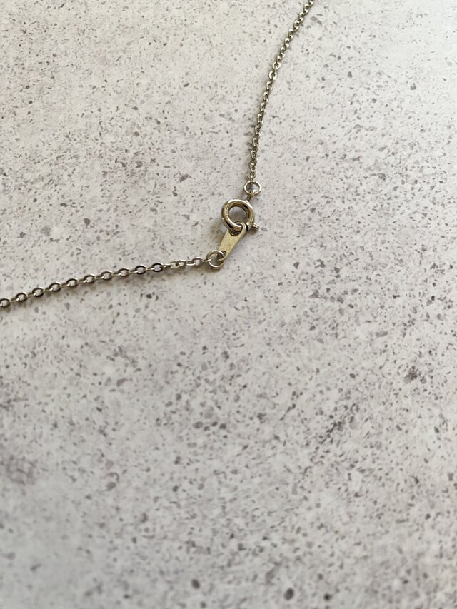 シルバープレートモチーフネックレスコイン・メルティ・ペタル・メダイ・メタル 約42cm | iichi 日々の暮らしを心地よくするハンドメイドやアンティークのマーケットプレイス