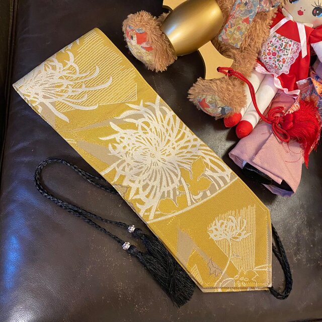 着物リメイク ミニミディ ワンピース／ドレス／洗える化繊 帯サッシュベルト KW-999 | iichi 日々の暮らしを心地よくするハンドメイドやアンティークのマーケットプレイス