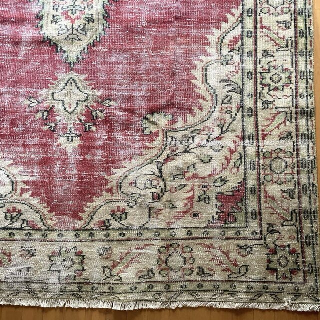 超大判184×299 アンティークラグ メダリオン トルコヴィンテージラグ | iichi 日々の暮らしを心地よくするハンドメイドやアンティークのマーケットプレイス