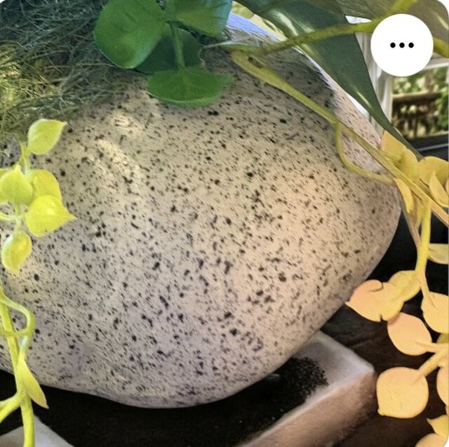 光触媒 人工観葉植物 ウォールグリーン フェイクグリーン モンステラ石花器54 | iichi 日々の暮らしを心地よくするハンドメイドやアンティークのマーケットプレイス