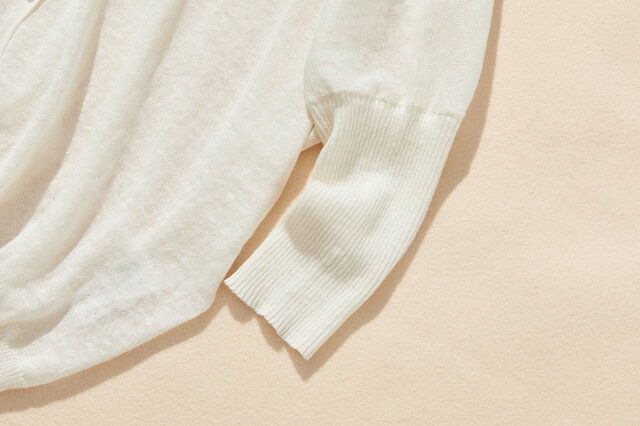 ★サンプルセール 1点のみ★九分袖リネンカーディガン UVカット 日焼け止め オフホワイト 240701-1(Q32) | iichi 日々の暮らしを心地よくするハンドメイドやアンティークの ...