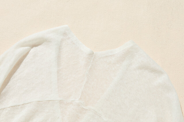 ★サンプルセール 1点のみ★九分袖リネンカーディガン UVカット 日焼け止め オフホワイト 240701-1(Q32) | iichi 日々の暮らしを心地よくするハンドメイドやアンティークの ...