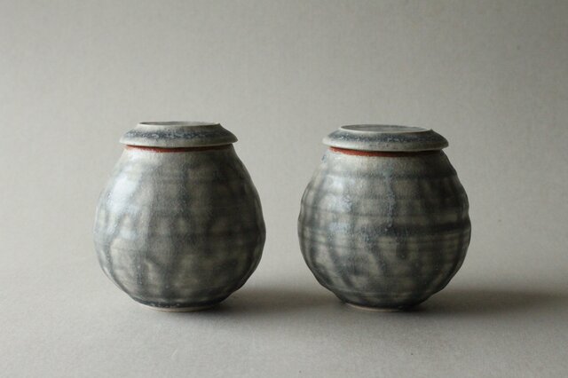 蓋モノ 結晶ブルー 4 | iichi 日々の暮らしを心地よくするハンドメイドやアンティークのマーケットプレイス