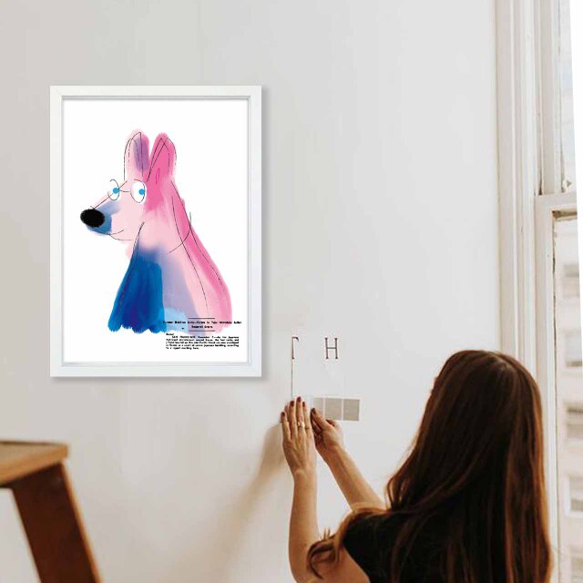 Blue eyes 犬 送料無料 イラスト A4〜A0 ポスター アートポスター アートsei検索新着順 3679 | iichi 日々の暮らしを心地よくするハンドメイドやアンティークの ...