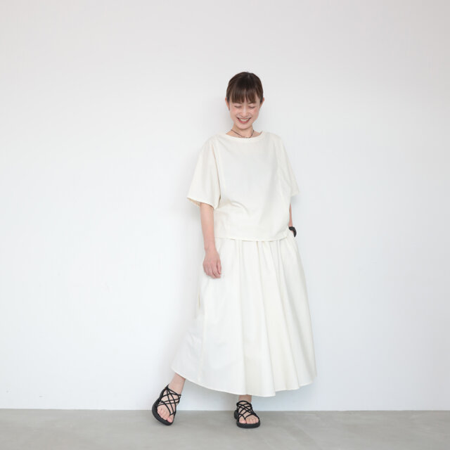 アウトレット 2way FAB skirt / off white | iichi 日々の暮らしを心地よくするハンドメイドやアンティークのマーケットプレイス