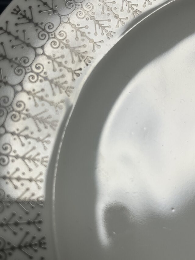 【rosenthal】Tapio Wirkkala デザイン composition （Sgrafitto）サイドプレート | iichi 日々の暮らしを心地よくするハンドメイドやアンティーク ...