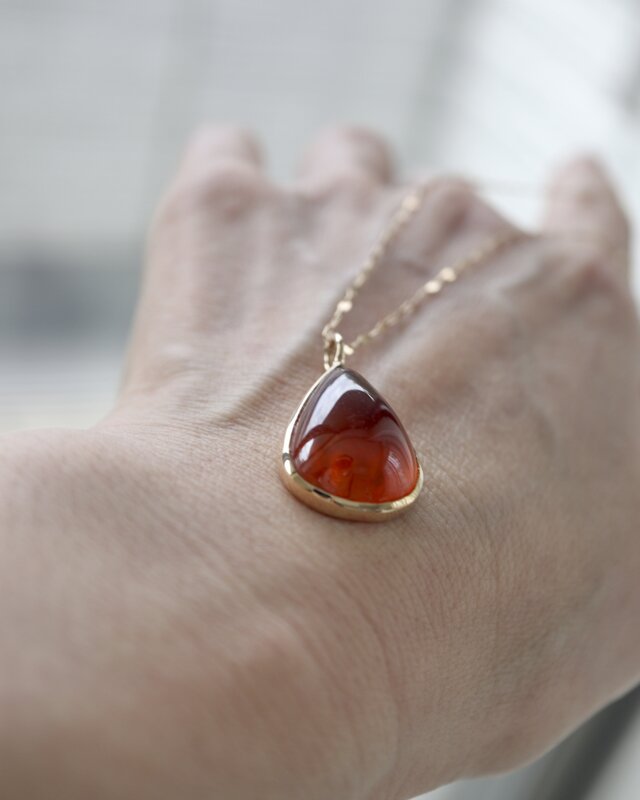 [ザクロワインのgarnet]necklace | iichi 日々の暮らしを心地よくするハンドメイドやアンティークのマーケットプレイス