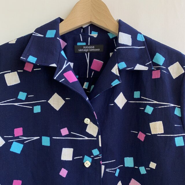 浴衣アロハシャツ MLサイズ | iichi 日々の暮らしを心地よくするハンドメイドやアンティークのマーケットプレイス