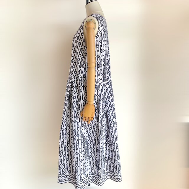 タックスカート ワンピース【送料込み】浴衣リメイク ホワイト | iichi 日々の暮らしを心地よくするハンドメイドやアンティークのマーケットプレイス