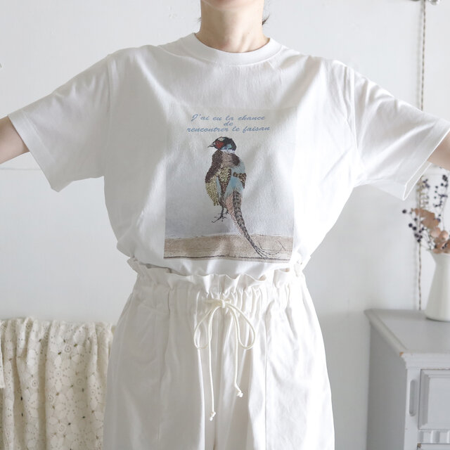 kiji Tee/ホワイト | iichi 日々の暮らしを心地よくするハンドメイドやアンティークのマーケットプレイス