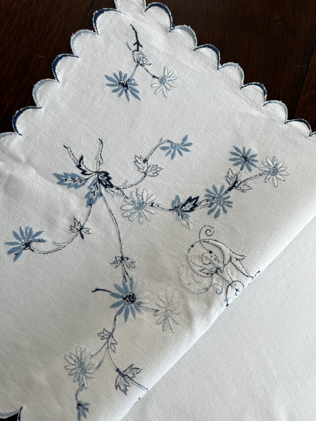 1900年代手刺繍リネンケース | iichi 日々の暮らしを心地よくするハンドメイドやアンティークのマーケットプレイス