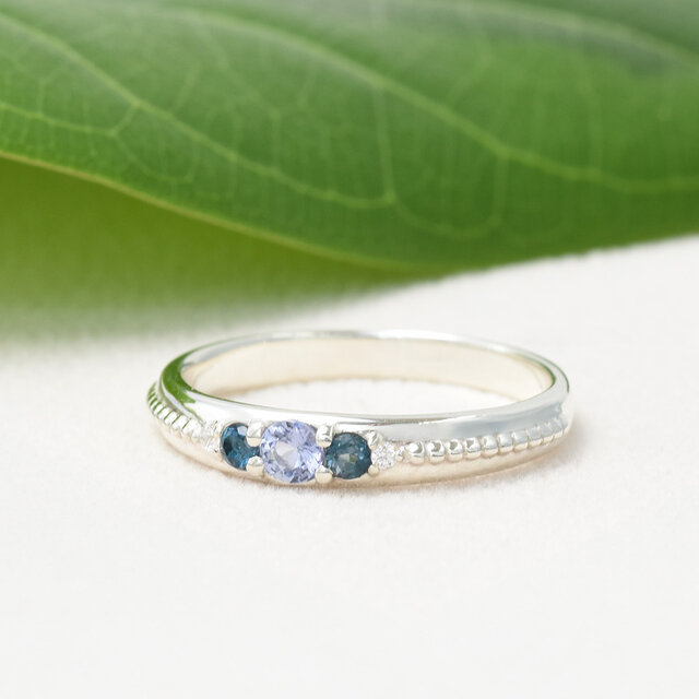 タンザナイト トパーズ リング SV925 CK011CIBSN | iichi 日々の暮らしを心地よくするハンドメイドやアンティークのマーケットプレイス