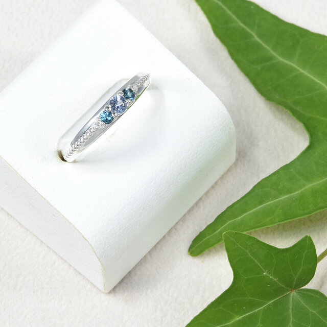 タンザナイト トパーズ リング SV925 CK011CIBSN | iichi 日々の暮らしを心地よくするハンドメイドやアンティークのマーケットプレイス