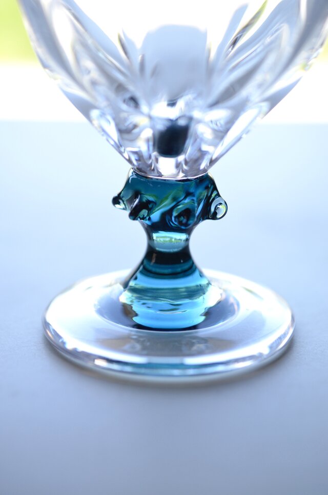 ゆらぎワイン(マリンブルー) | iichi 日々の暮らしを心地よくするハンドメイドやアンティークのマーケットプレイス