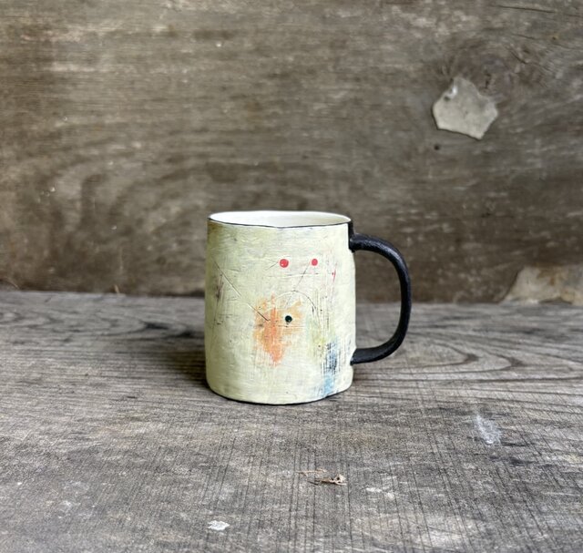 化粧掻き落とし文様 マグカップ169 | iichi 日々の暮らしを心地よくするハンドメイドやアンティークのマーケットプレイス