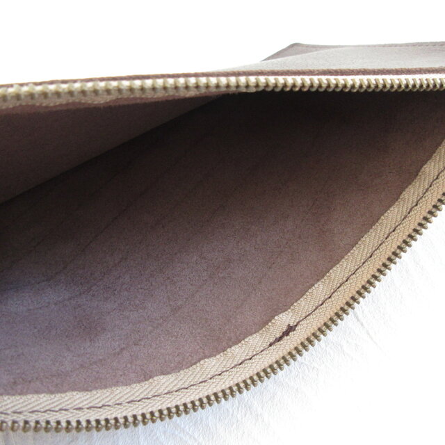 A6対応♪フラットマルチケース《ゴートスキン》チョコブラウン・0338 | iichi 日々の暮らしを心地よくするハンドメイドやアンティークのマーケットプレイス