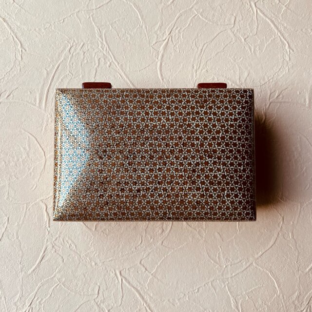 ペルシャの象嵌細工（寄木細工）小箱 宝石箱 ビンテージ 長方形（20cm）【KHA-135】 | iichi 日々の暮らしを心地よくするハンドメイドやアンティークのマーケットプレイス