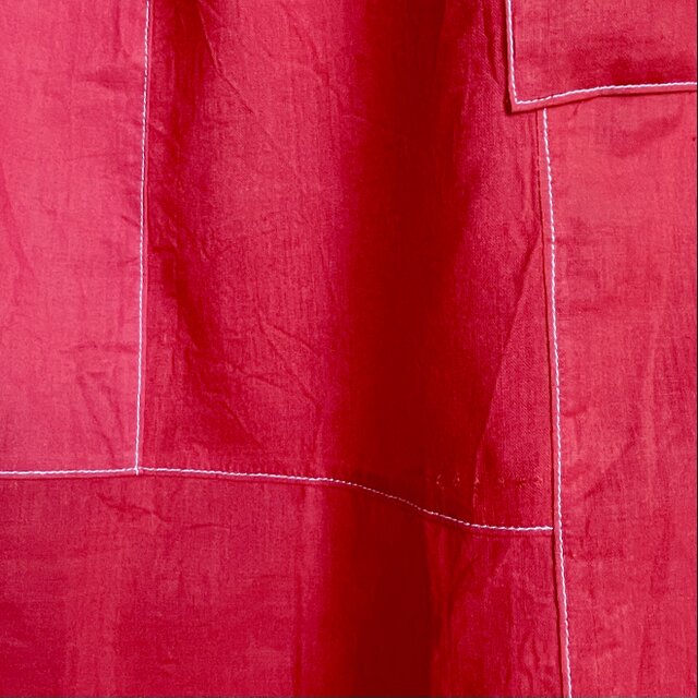 キャミソール ワンピース【送料込み】古布リメイク レッド | iichi 日々の暮らしを心地よくするハンドメイドやアンティークのマーケットプレイス