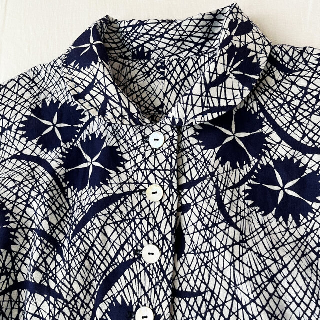 ヴィンテージ ユカタ de プチカラーワンピース | iichi 日々の暮らしを心地よくするハンドメイドやアンティークのマーケットプレイス