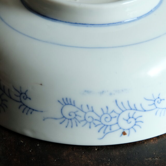 【サマー特価¥2500→¥950】青で素敵 松竹梅の絵付け。瀬戸焼 染付大鉢 骨董・antiques 暮らしに。大正~昭和初期 | iichi 日々の暮らしを心地よくするハンドメイドや ...