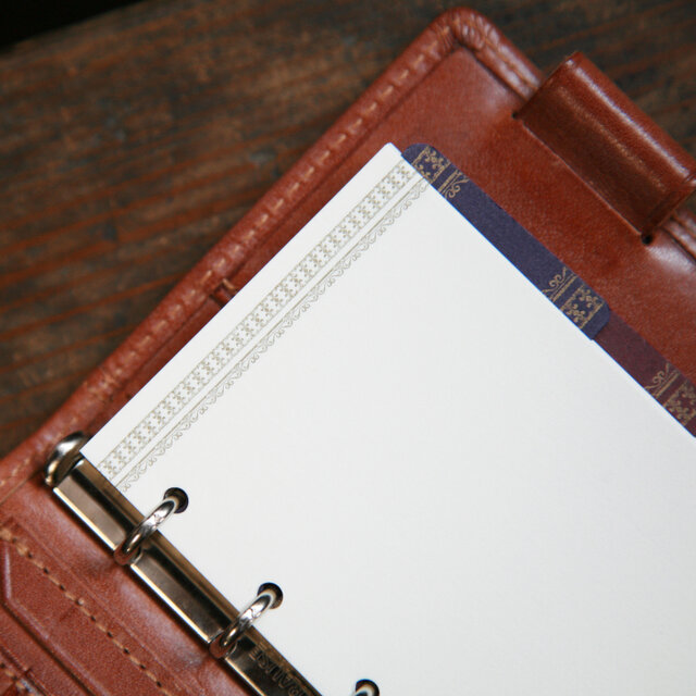 活版印刷 REFILL (MICRO5） 〔retro pattern series〕 | iichi 日々の暮らしを心地よくするハンドメイドやアンティークのマーケットプレイス