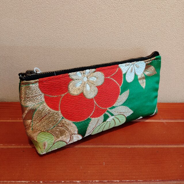 帯 長方形型ポーチ（大） | iichi 日々の暮らしを心地よくするハンドメイドやアンティークのマーケットプレイス