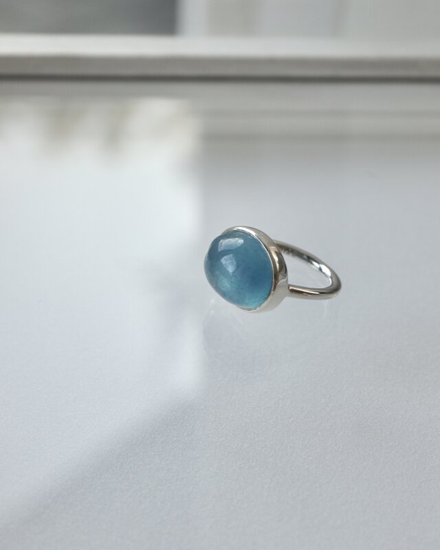 [人魚のaquamarin]ring | iichi 日々の暮らしを心地よくするハンドメイドやアンティークのマーケットプレイス
