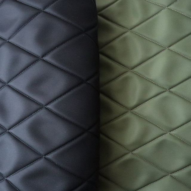 MA-1 キルティング 巾着ショルダーバッグ / カーキ | iichi 日々の暮らしを心地よくするハンドメイドやアンティークのマーケットプレイス