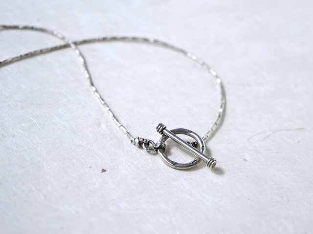 -Chalcedony- silver necklace | iichi 日々の暮らしを心地よくするハンドメイドやアンティークのマーケットプレイス