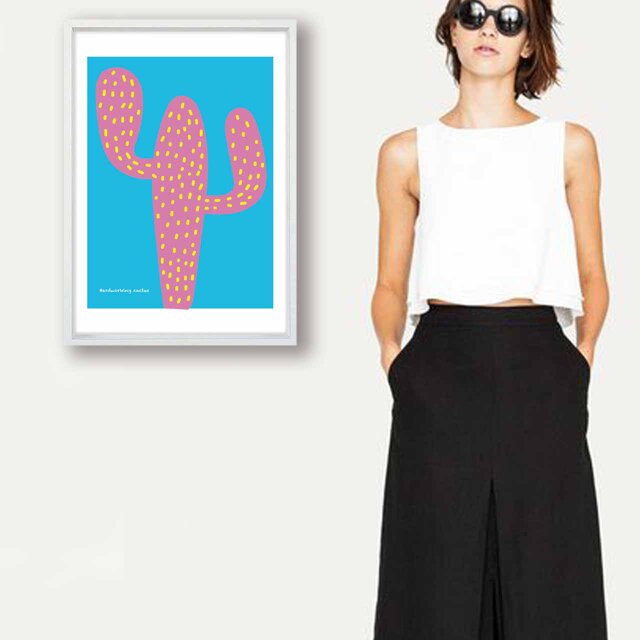 ガンバルサボテン 植物 送料無料 イラスト A4〜A0 ポスター アートポスター アート/sei検索新着順 2973 | iichi 日々の暮らしを心地よくするハンドメイドやアンティークの ...