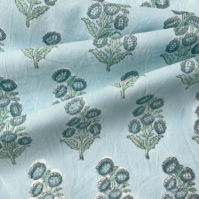 インド ブロックプリント生地 ミニカットクロス 10枚セット寒色系vol.15 ファブリック はぎれIF0334 | iichi 日々の暮らしを心地よくするハンドメイドやアンティークの ...