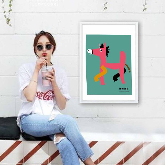 アルファベットH 馬 送料無料 イラスト A4〜A0 ポスター アートポスター アート/sei検索新着順 1919 | iichi 日々の暮らしを心地よくするハンドメイドやアンティークの ...