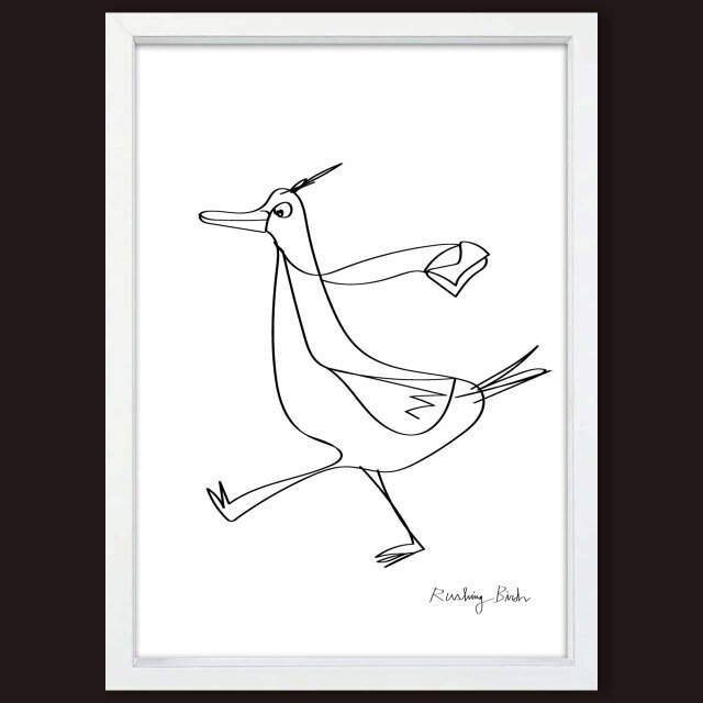 急ぐ鳥 鳥 送料無料 イラスト A4〜A0 ポスター アートポスター アート/sei検索新着順 2948 | iichi 日々の暮らしを心地よくするハンドメイドやアンティークのマーケットプレイス