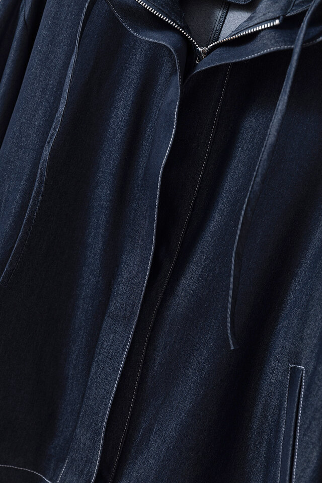 ★サンプルセール 1点のみ★帽子付きアウター ショートアウター ショートコート (C11) | iichi 日々の暮らしを心地よくするハンドメイドやアンティークのマーケットプレイス