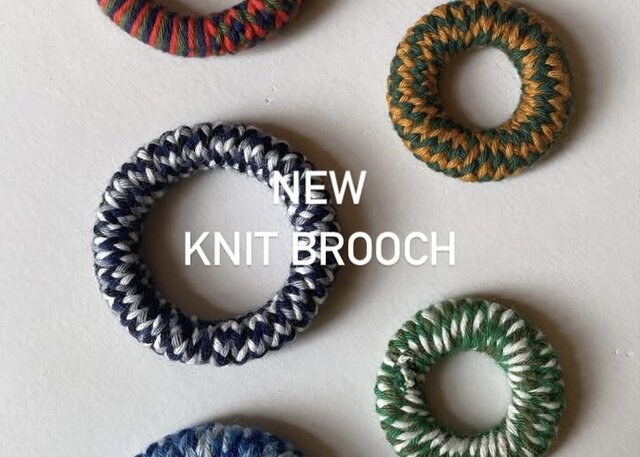 Knitブローチ | iichi 日々の暮らしを心地よくするハンドメイドやアンティークのマーケットプレイス