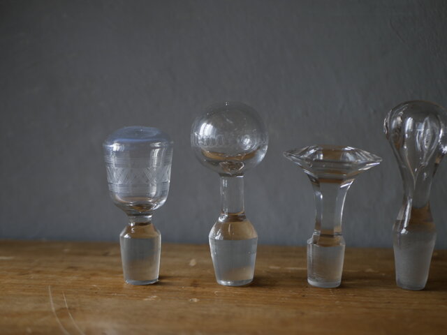 no.3 (8~14) BOUCHON ガラスの蓋 ブロカント アンティークのある暮らし | iichi 日々の暮らしを心地よくするハンドメイドやアンティークのマーケットプレイス