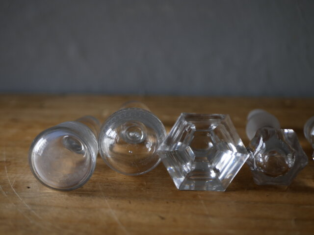 no.3 (8~14) BOUCHON ガラスの蓋 ブロカント アンティークのある暮らし | iichi 日々の暮らしを心地よくするハンドメイドやアンティークのマーケットプレイス