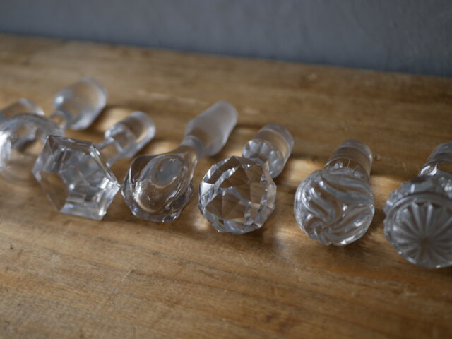 no.3 (8~14) BOUCHON ガラスの蓋 ブロカント アンティークのある暮らし | iichi 日々の暮らしを心地よくするハンドメイドやアンティークのマーケットプレイス