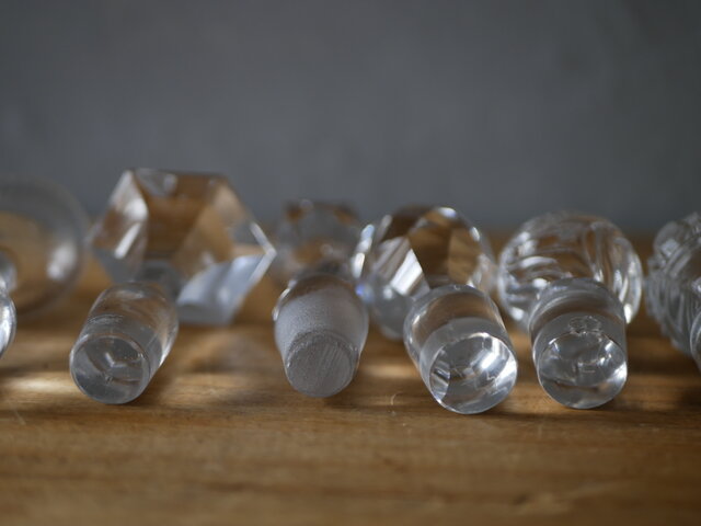 no.3 (8~14) BOUCHON ガラスの蓋 ブロカント アンティークのある暮らし | iichi 日々の暮らしを心地よくするハンドメイドやアンティークのマーケットプレイス