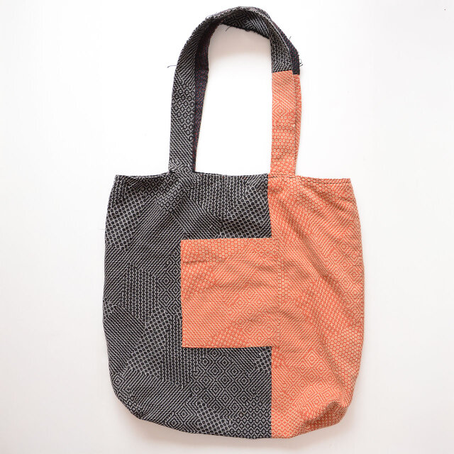 ジャパンヴィンテージ 刺し子 木綿 トートバッグ ― ハンドメイドの温もりを感じる一点物 | iichi 日々の暮らしを心地よくするハンドメイドやアンティークのマーケットプレイス