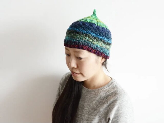 1点限定！ 新作2025どんぐりニット帽子 野呂英作毛糸使用 ハロウィンパンプキン | iichi 日々の暮らしを心地よくするハンドメイドやアンティークのマーケットプレイス