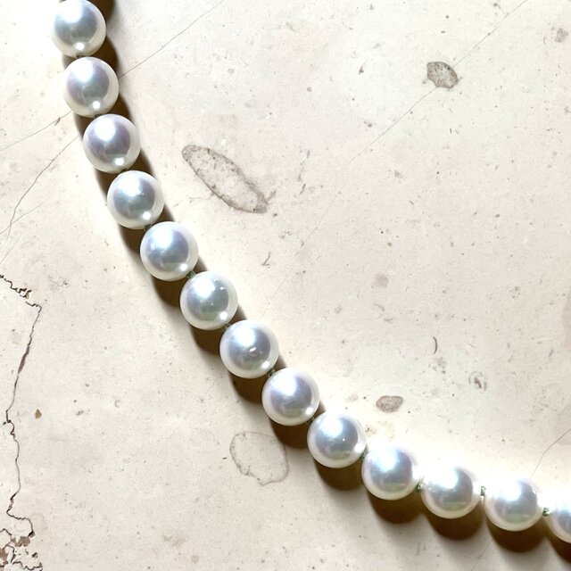 アコヤ真珠のネックレス | iichi 日々の暮らしを心地よくするハンドメイドやアンティークのマーケットプレイス