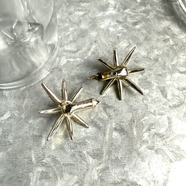 YE2-【 EMMONS 】エモンズ・ヴィンテージイヤリング 1960 "Rainbow Star" | iichi 日々の暮らしを心地よくするハンドメイドやアンティークのマーケットプレイス